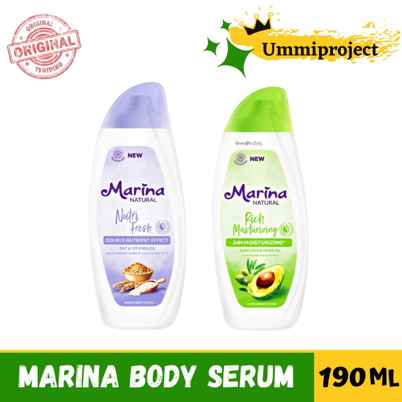 Jual Marina Body Lotion Marina Hand & Body Lotion Natural Marina Lotion ...