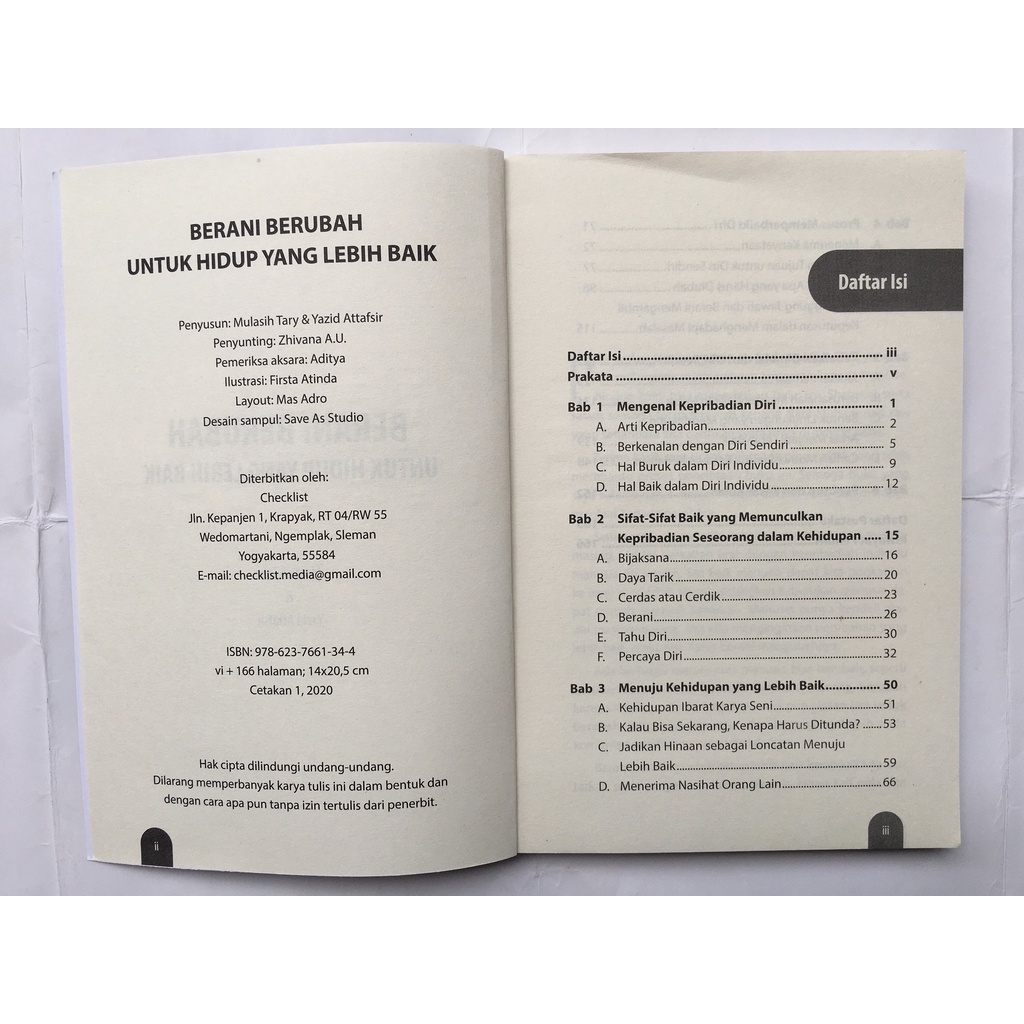 Jual BUKU MOTIVASI Berani Berubah Untuk Hidup Yang Lebih Baik | Shopee Indonesia