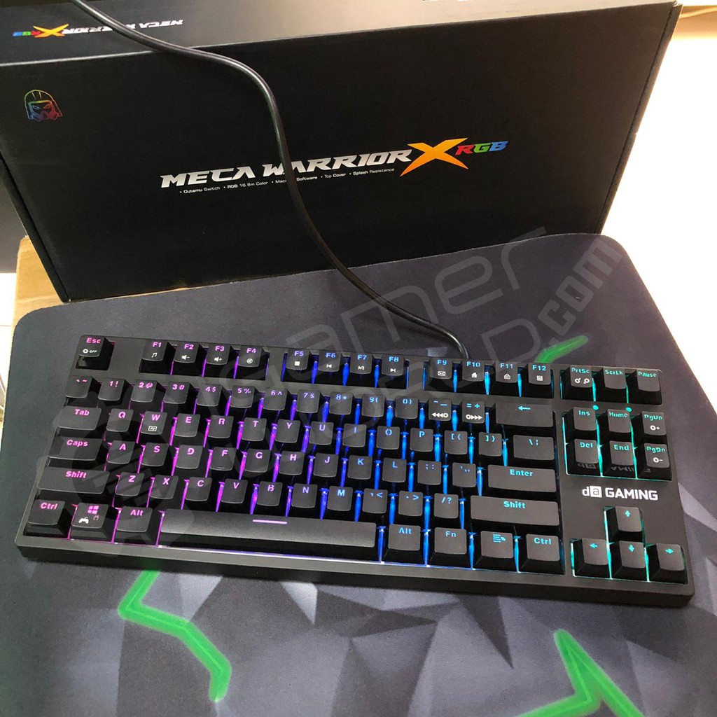 Jual DA Meca Warrior X RGB Tenkeyless Mechanical Gaming Keyboard ...