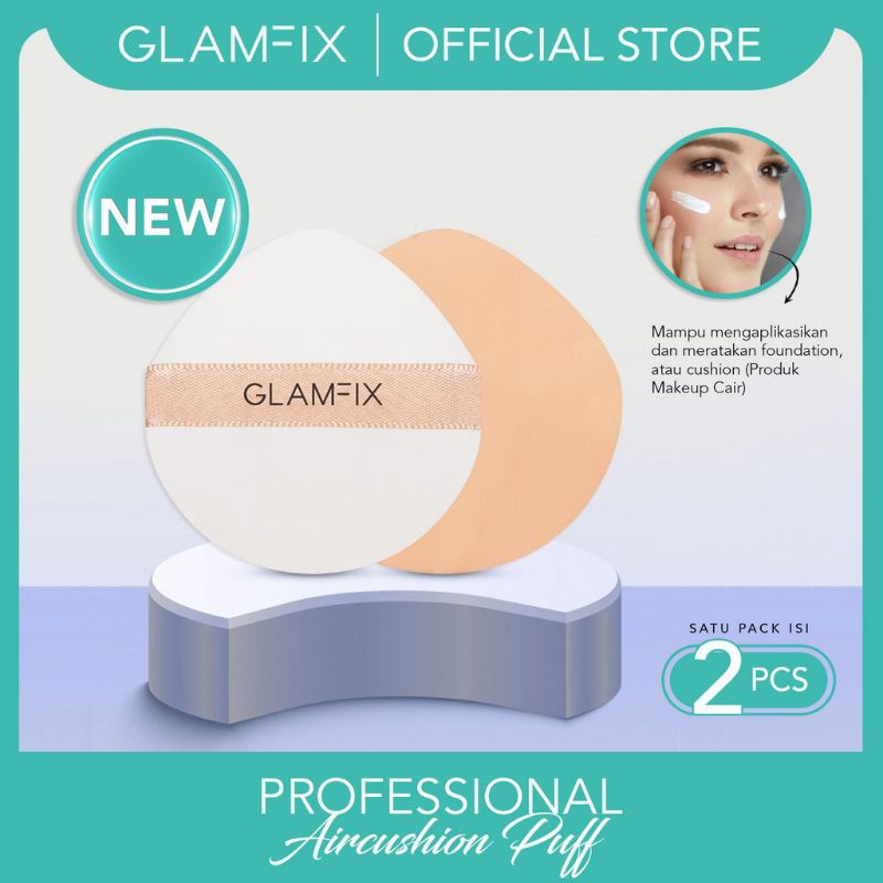 Jual GLAMFIX PROFESIONAL AIRCUSHION PUFF | Shopee Indonesia