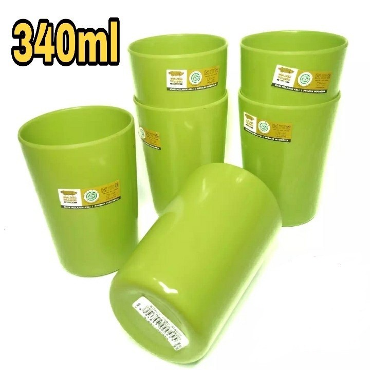 Jual GOLDEN DRAGON B0401 - Gelas Melamin 340 ml ( 6 pcs ) | Shopee Indonesia