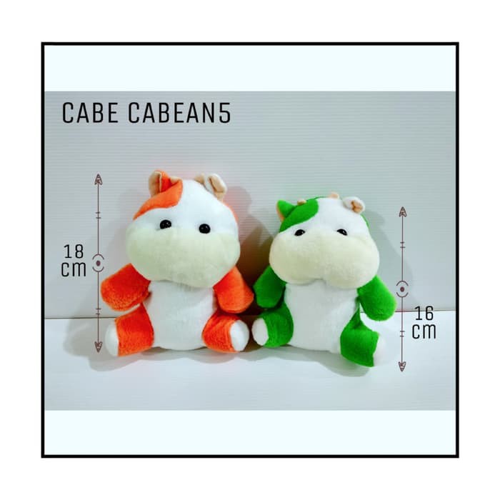 Jual Boneka Sapi lucu colorful uk SS | Shopee Indonesia