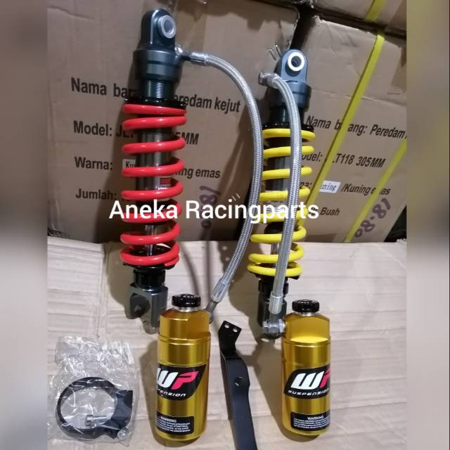 Jual Monoshock ninja 250 karbu fi z250 rr mono tabung pisah double klik rebound / shock belakang ...