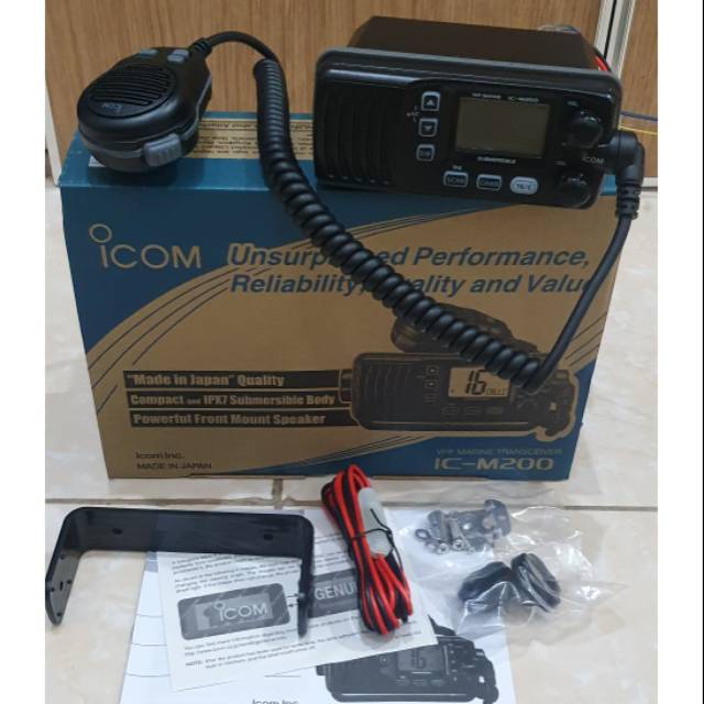 Jual RIG ICOM MARINE IC - M200 VHF MARINE RADIO | Shopee Indonesia