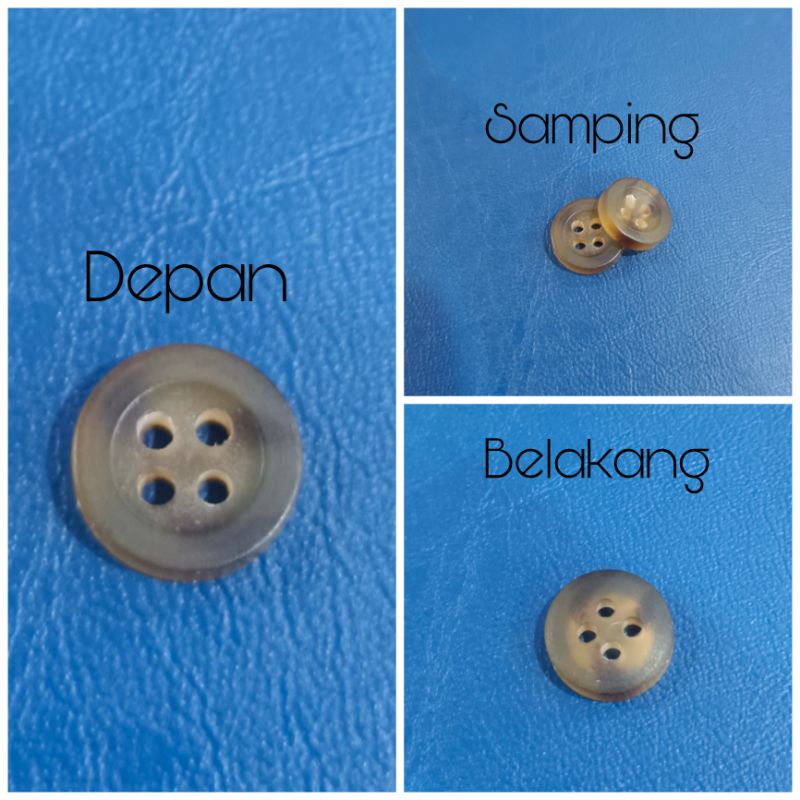 Jual Kancing Polyester DOUBLE ONE Kancing Corak RT6283-14'" On Natural ...