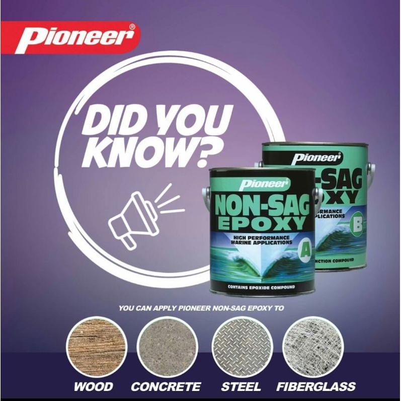 Jual Pioneer EPOXY NON-SAG 170GR (1SET 2 KALENG = 340GR) / LEM ...