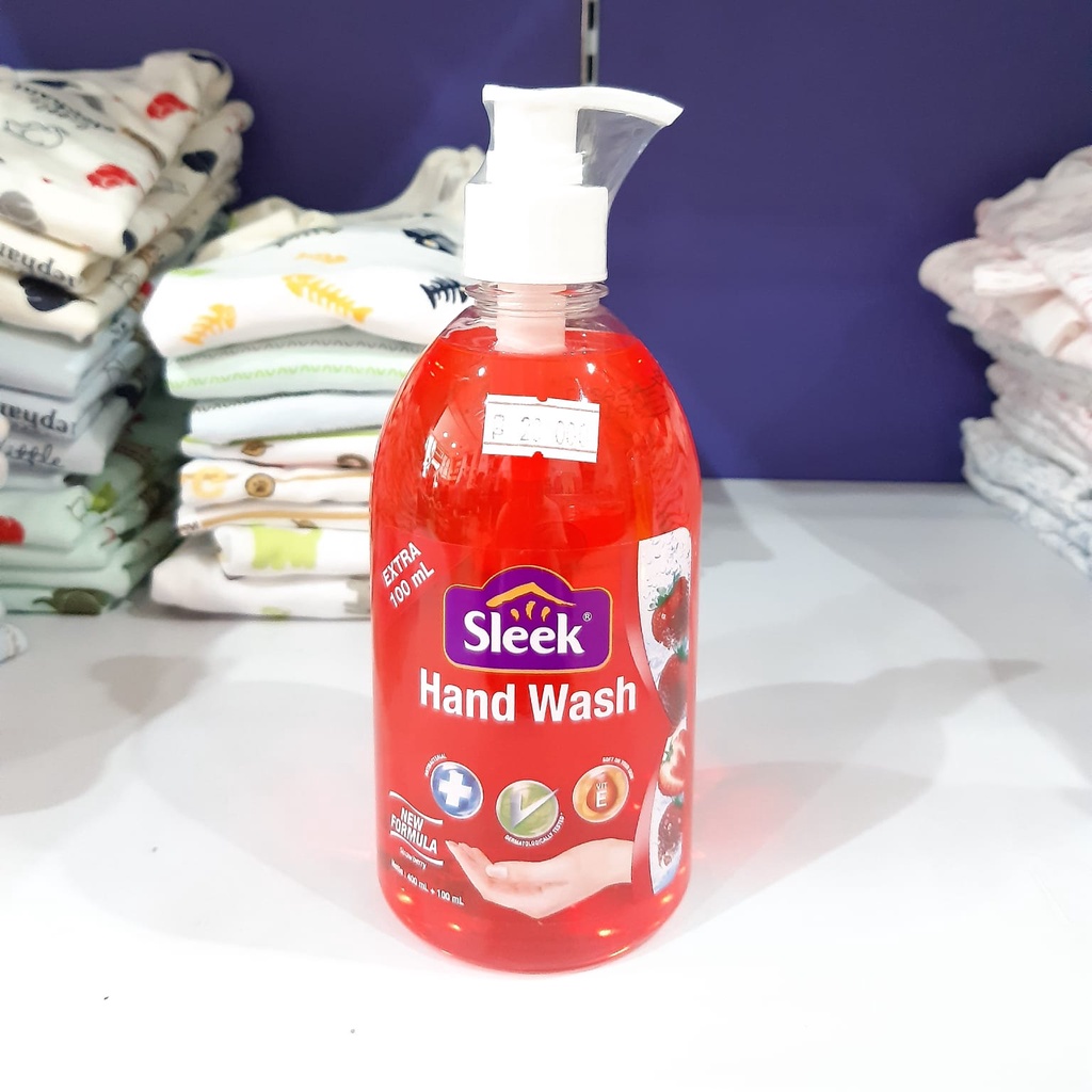 Jual Sleek Hand Wash Antibacterial Botol Pump 500ml - Sabun Cuci Tangan ...