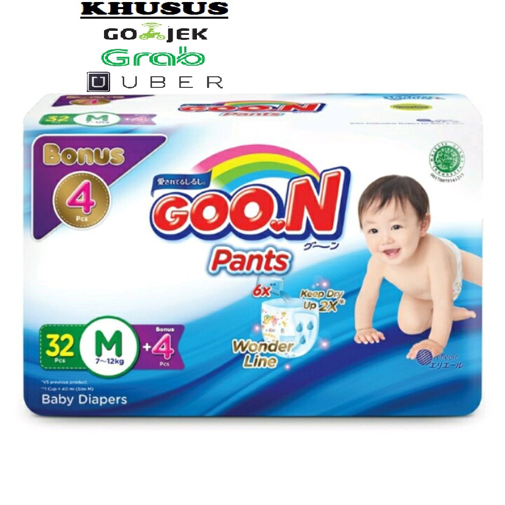Jual (GOJEK-GRAB) Goon Pants Excellent Soft M32+4 8858947820517 | Shopee Indonesia