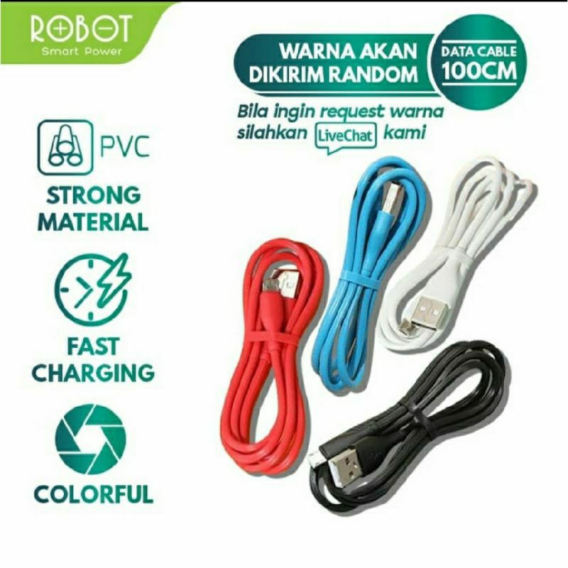 Jual KABEL USB ROBOT TYPE MICRO | Shopee Indonesia