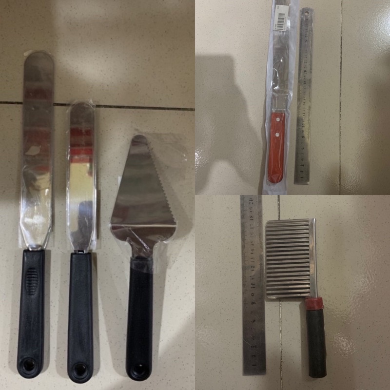 Jual Spatula Buttercream Butter Cream Knife Stainless Steel Pisau ...