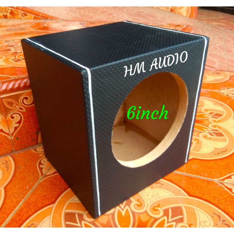Jual Box Speaker 6 inch Box Subwofer 6 inch bungkus kain jok bisa untuk ...