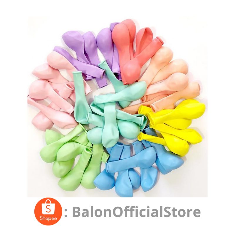 Jual Promo Balon Latex Tebal Metalik ukuran 7 " / Pastel ukuran 5 ...