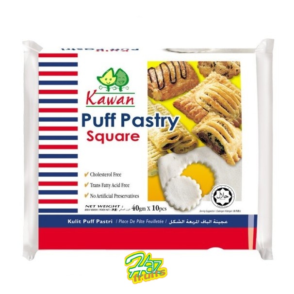 Jual Kawan Food Puff Pastry Square 4 Inch - 400 Gram | Shopee Indonesia