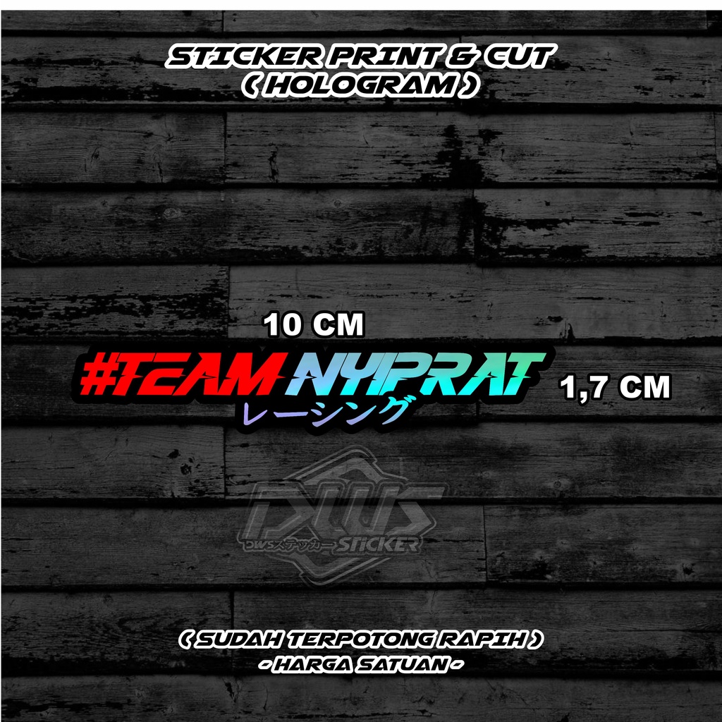 Jual Sticker Print Racing Stiker racing terbaru / stiker motor / stiker ...