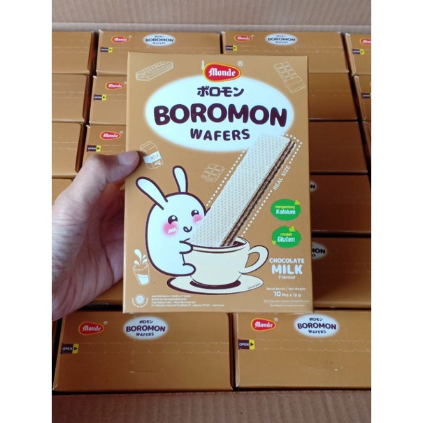 Jual agen distributor snack cemilan ringan biskuit wafer boromon ...