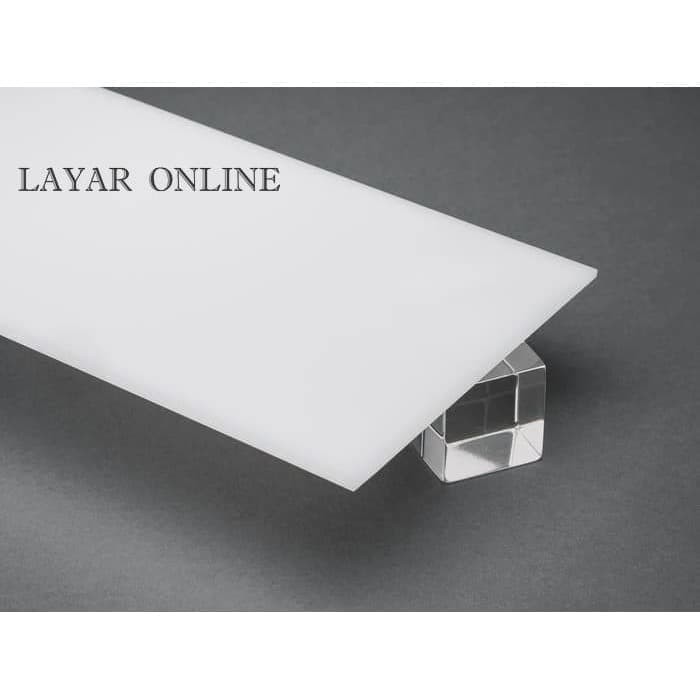 Jual Akrilik Putih Susu 5mm 50x50cm Potongan Lembaran Custon Kustom | Shopee Indonesia