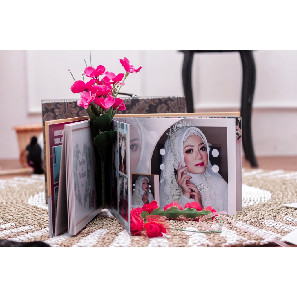 Jual Photobook Wedding / Cetak Album Foto Kolase Magazine BOX koper ...