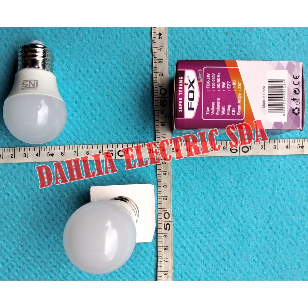 Jual LAMPU LED 3 WATT FOX SIGNATURE | Shopee Indonesia