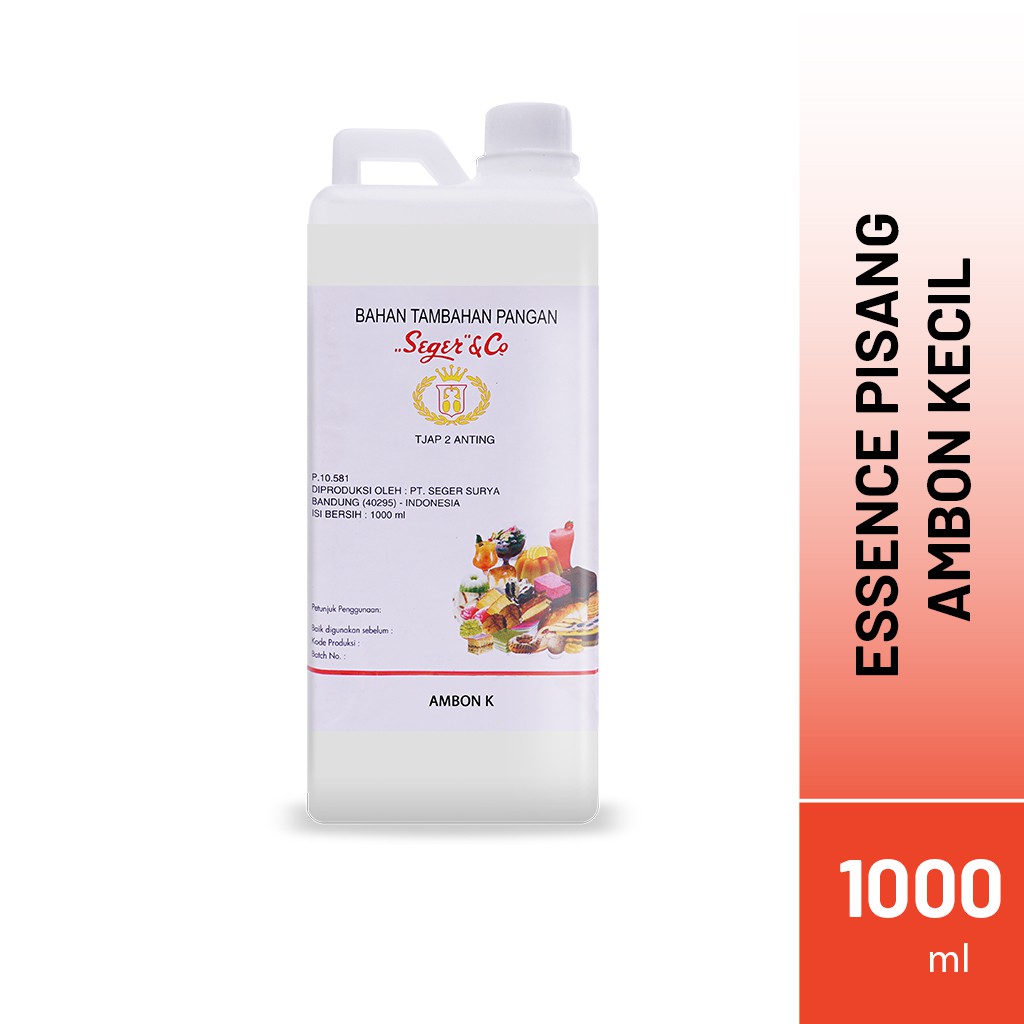 Jual Essence ( Cair ) Pisang Ambon Kecil 1 Liter Tjap 2 Anting | Shopee ...