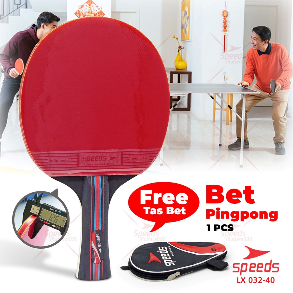 Jual SPEEDS Bet Pingpong Bet Tenis Meja Raket Tenis Meja Isi 1 Pcs 032-40 | Shopee Indonesia
