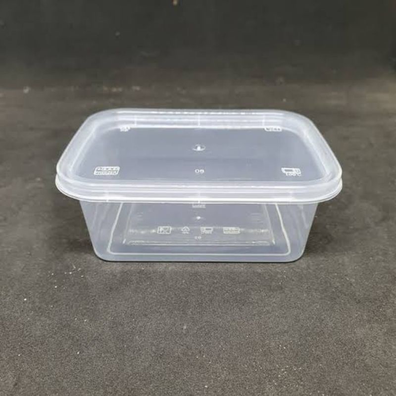 Jual THINWALL PLASTIK KOTAK MAKAN FOOD CONTAINER SNACK BOX BENING 200 ...
