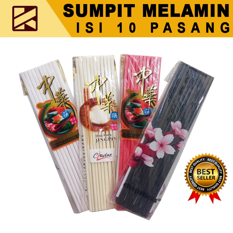Jual Sumpit Melamine Gading isi 10 Pasang ( 24 Batang) / Sumpit Mie ...