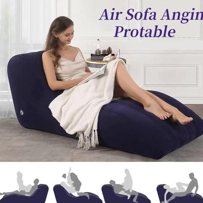 Jual Air Sofa Angin Protable dengan Pompa toys couple sofa seks ...