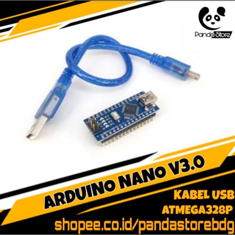 Jual Arduino NANO V3.0 ATmega328 CH340 bonus USB Cable | Shopee Indonesia
