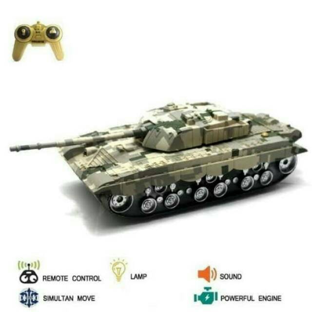 Jual Mainan hobby remote control rc Tank war Leopard panzer rc tank ...