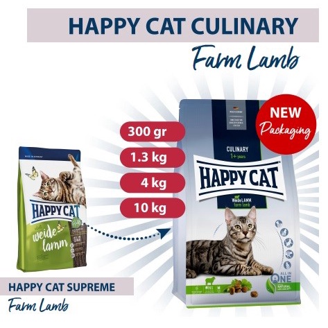 Jual happy cat farm lamb 1.4 kg freshpack | Shopee Indonesia