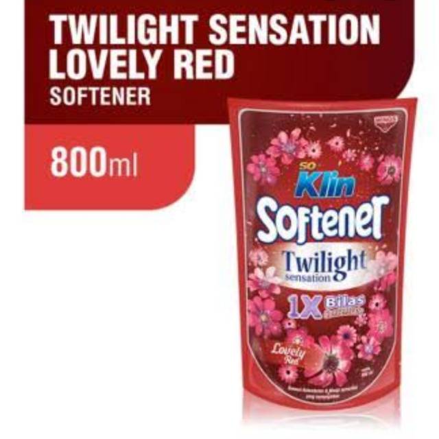 Jual so klin softener sekali bilas twilight red 800 ml | Shopee Indonesia