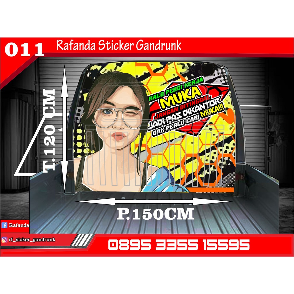 Jual Stiker PICK UP Grand max, L300, CARRY & Pick up | Shopee Indonesia