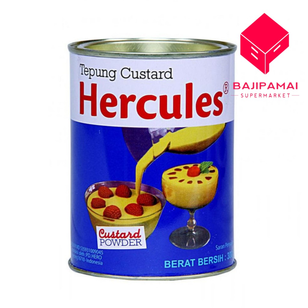 Jual Hercules Custard Powder 300gr Tepung Campuran Bubuk | Shopee Indonesia
