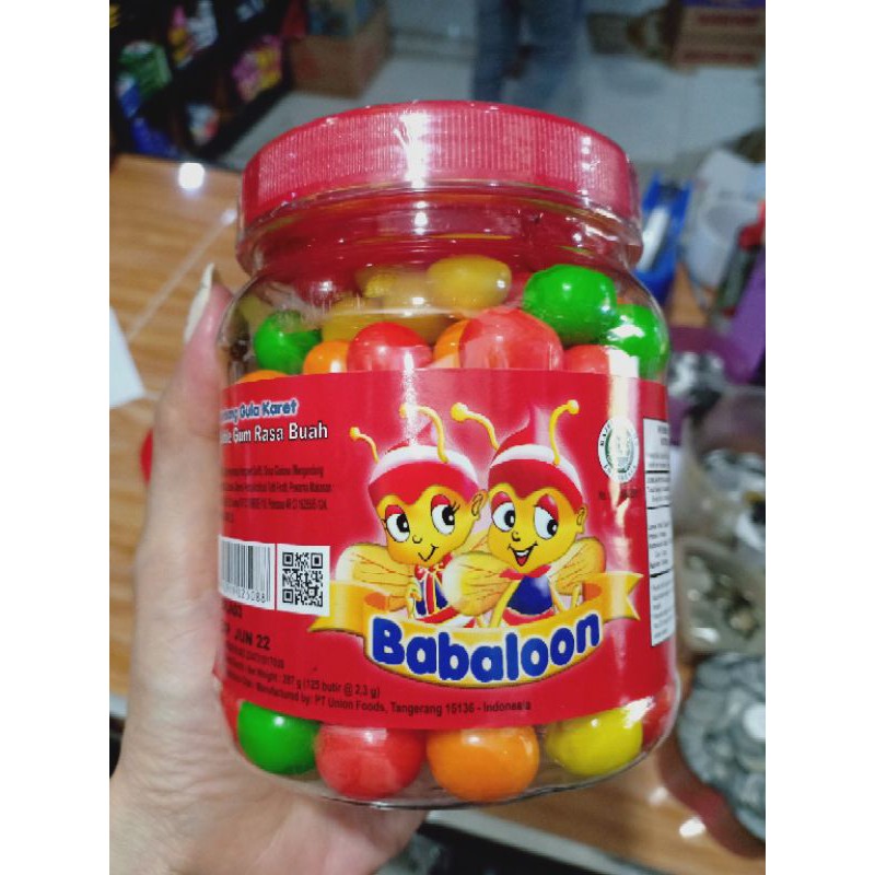 Jual permen karet Babalon ples isi 125 butir | Shopee Indonesia