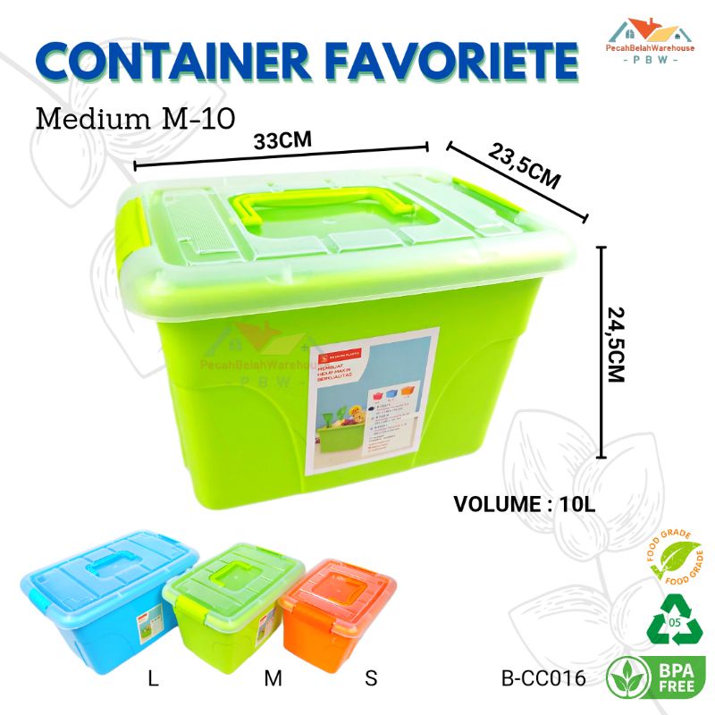 Jual Favourite Container M 10L Maspion / Tempat Penyimpanan Serbaguna ...