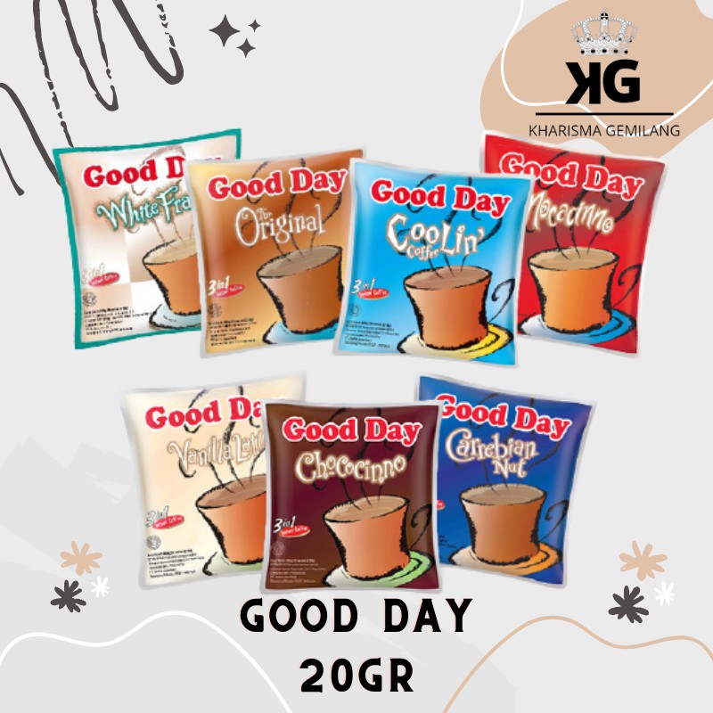Jual KOPI GOODAY -GOOD DAY 20gr (1 PCS) Gooday Minuman Anak Saset ...