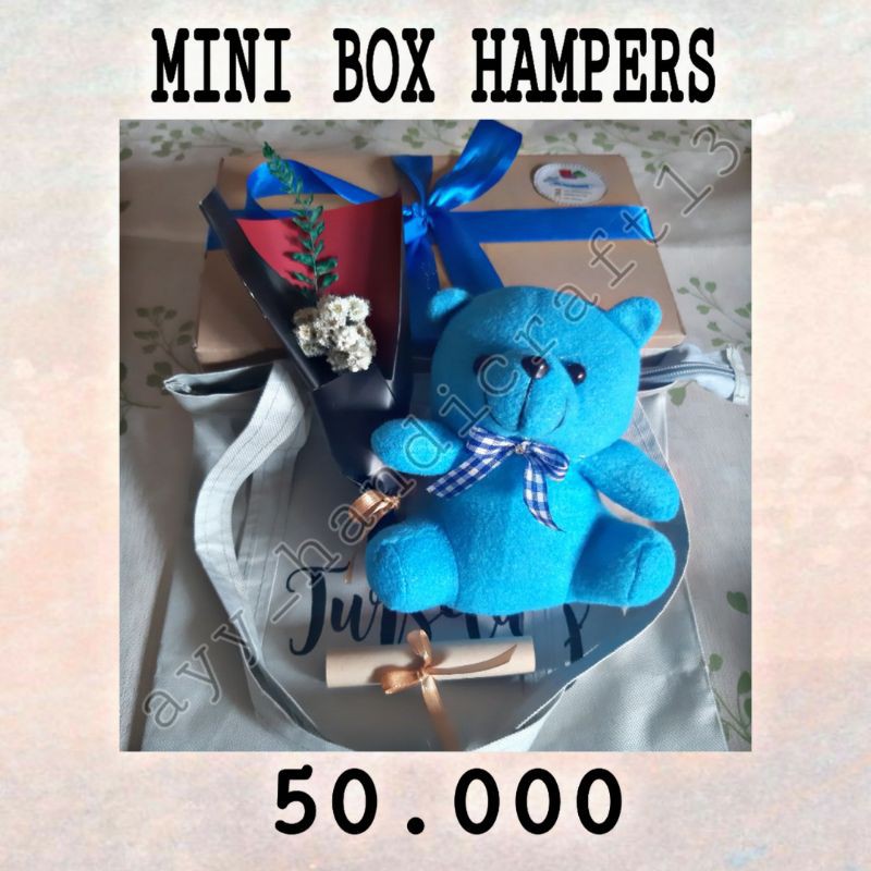 Jual Paket kado wanita/MINI BOX HAMPERS /hadiah ulang tahun/anniversary ...