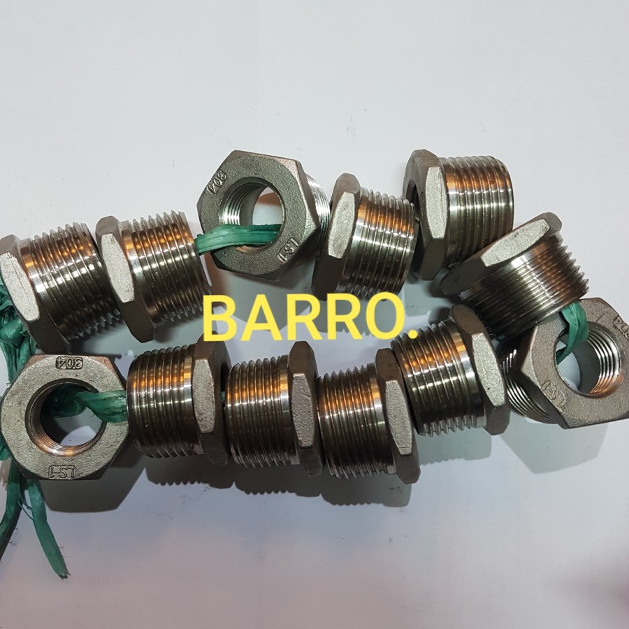 Jual VLOK RING SS304 BUSHING STAINLESS 3/4 X 1/2 INCH | Shopee Indonesia