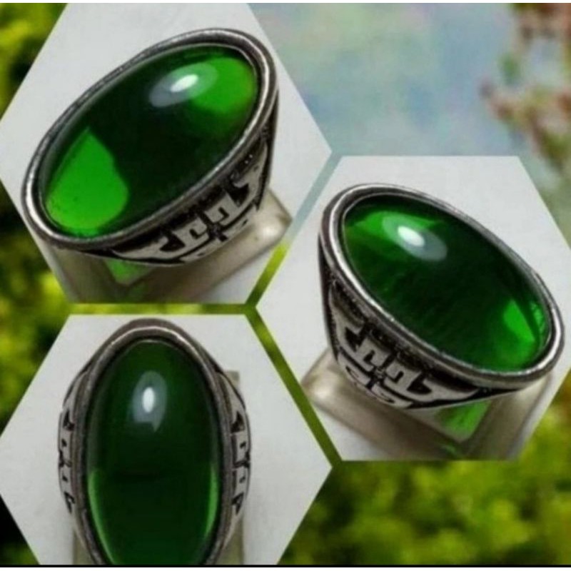 Jual cincin batu Kinyang daun natural | Shopee Indonesia