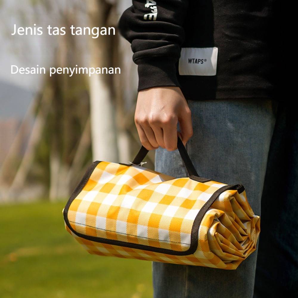 Jual Deli Foldable Picnic Mat / Tikar Karpet Piknik Lipat Anti Air Kain ...