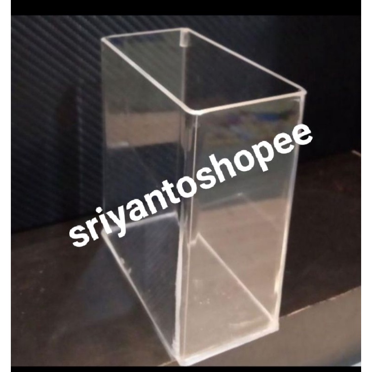 Jual Soliter Akrilik 10 X 5 X 12 Bening / Soliter cupang / soliter selfi / soliter murah ...