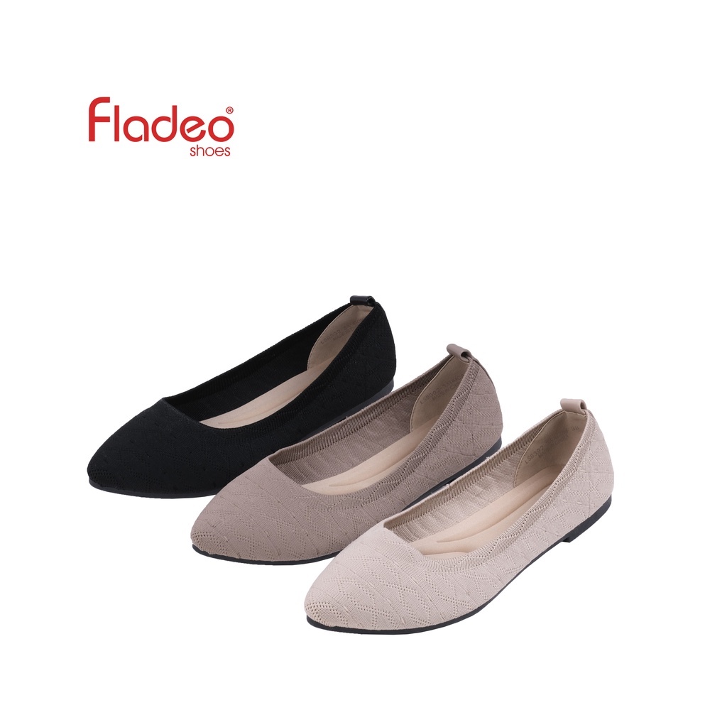 Jual Fladeo L21/LSB392-3AH/Sepatu Flat Rajut Wanita [ Flat Shoes ...