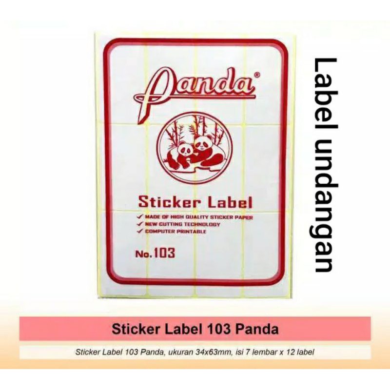 Jual Champion Label Stiker Undangan Nama Harga No 103 112 107 Bagus ...
