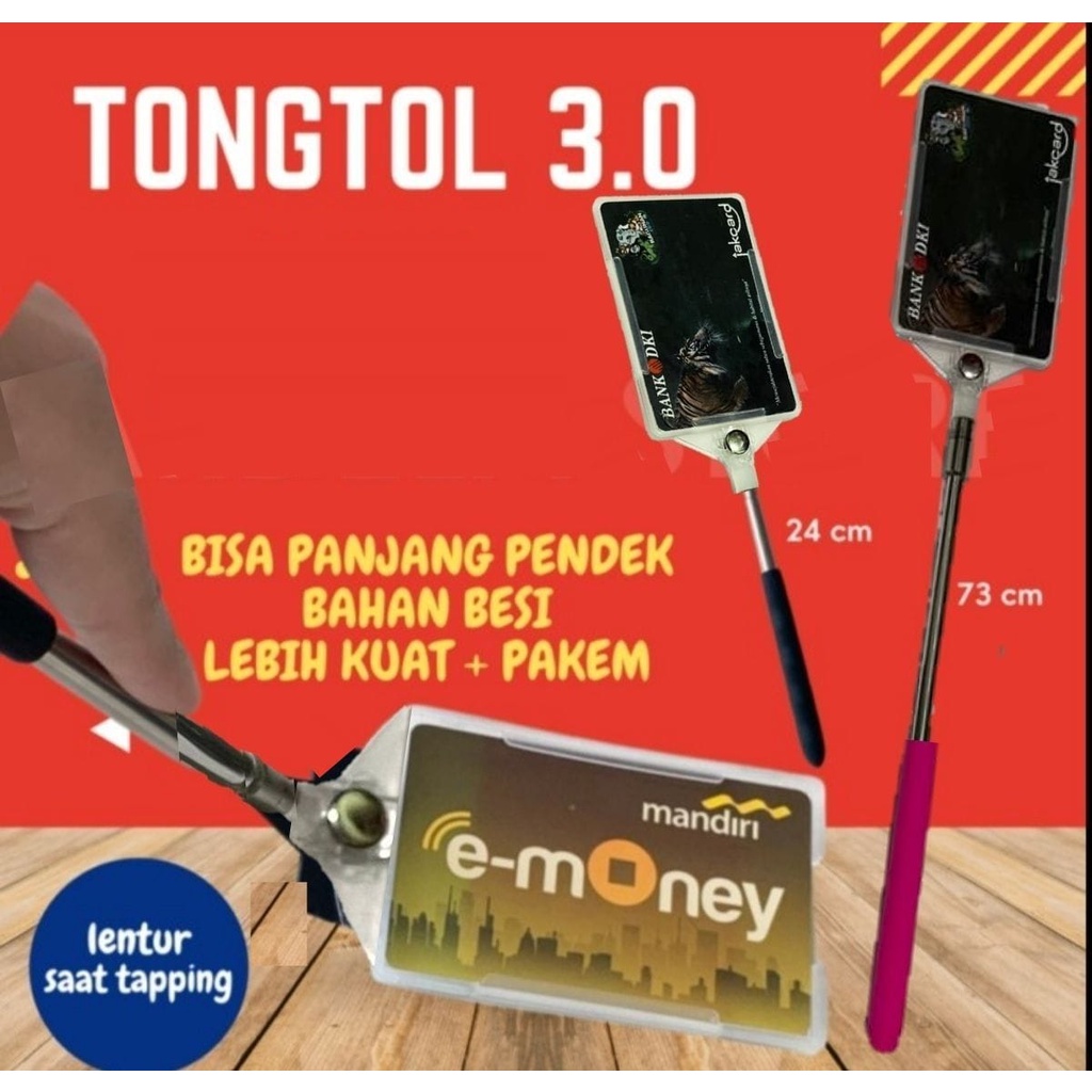Jual Tongtol Besi Flexibel Satu Slot Kartu - Tongkat E Toll | Shopee ...