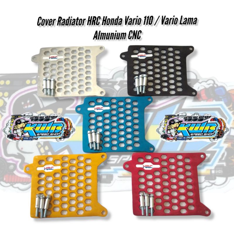 Jual Cover radiator hrc vario 110 cnc vario karbu almunium / tutup ...