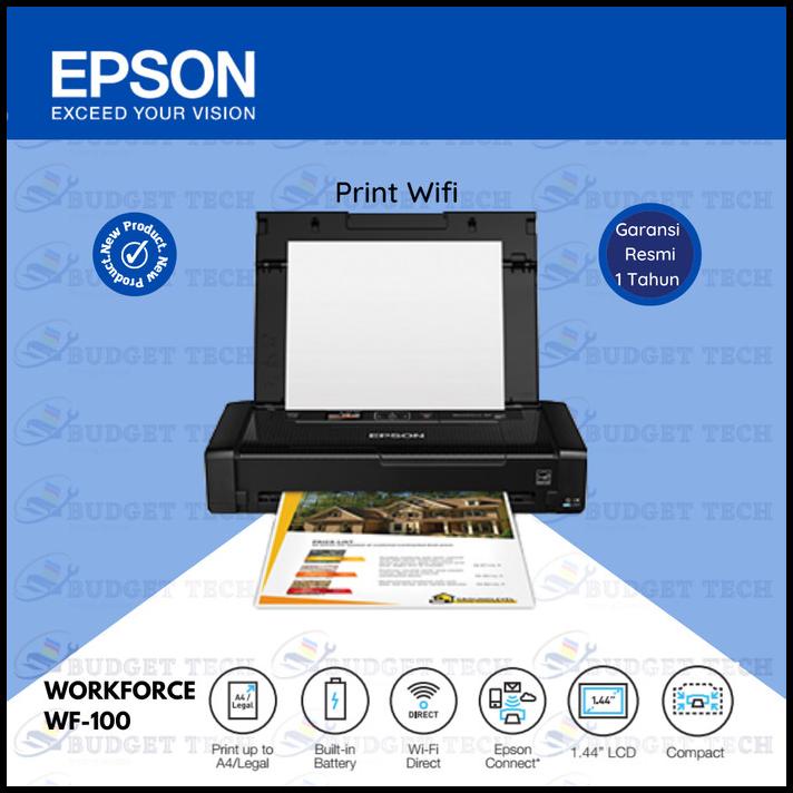Jual Epson Workforce Wf-100 Mobile Printer | Shopee Indonesia