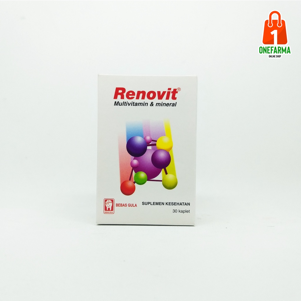 Jual RENOVIT 30 KAPSUL MULTIVITAMIN DAN MINERAL | Shopee Indonesia