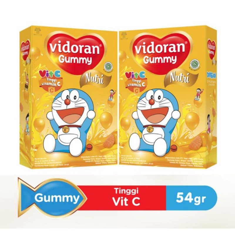 Jual VIDORAN GUMMY VITAMIN C ANAK 1 BOX 3 SACHET | Shopee Indonesia