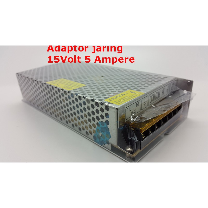 Jual Adaptor 220 VAC to 15V DC Heavy Duty 5A | Shopee Indonesia