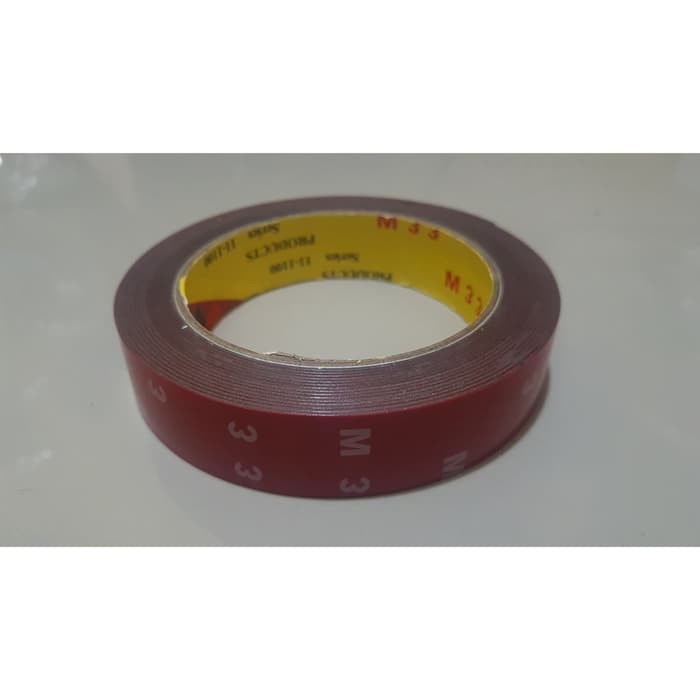 Jual Double Tape Perekat Bolak Balik MM 20M X 4.5M 3M Doubletip Merah | Shopee Indonesia